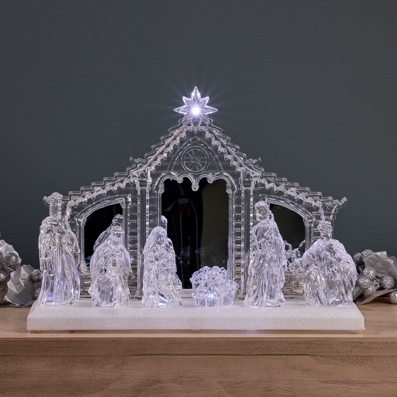 LED Nativity Scene - Cracker Barrel