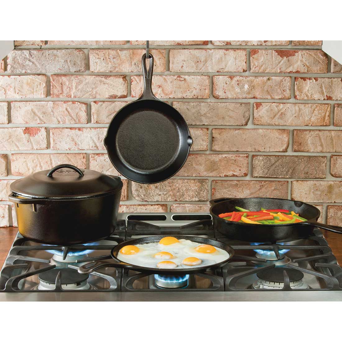 Lodge cast iron set store