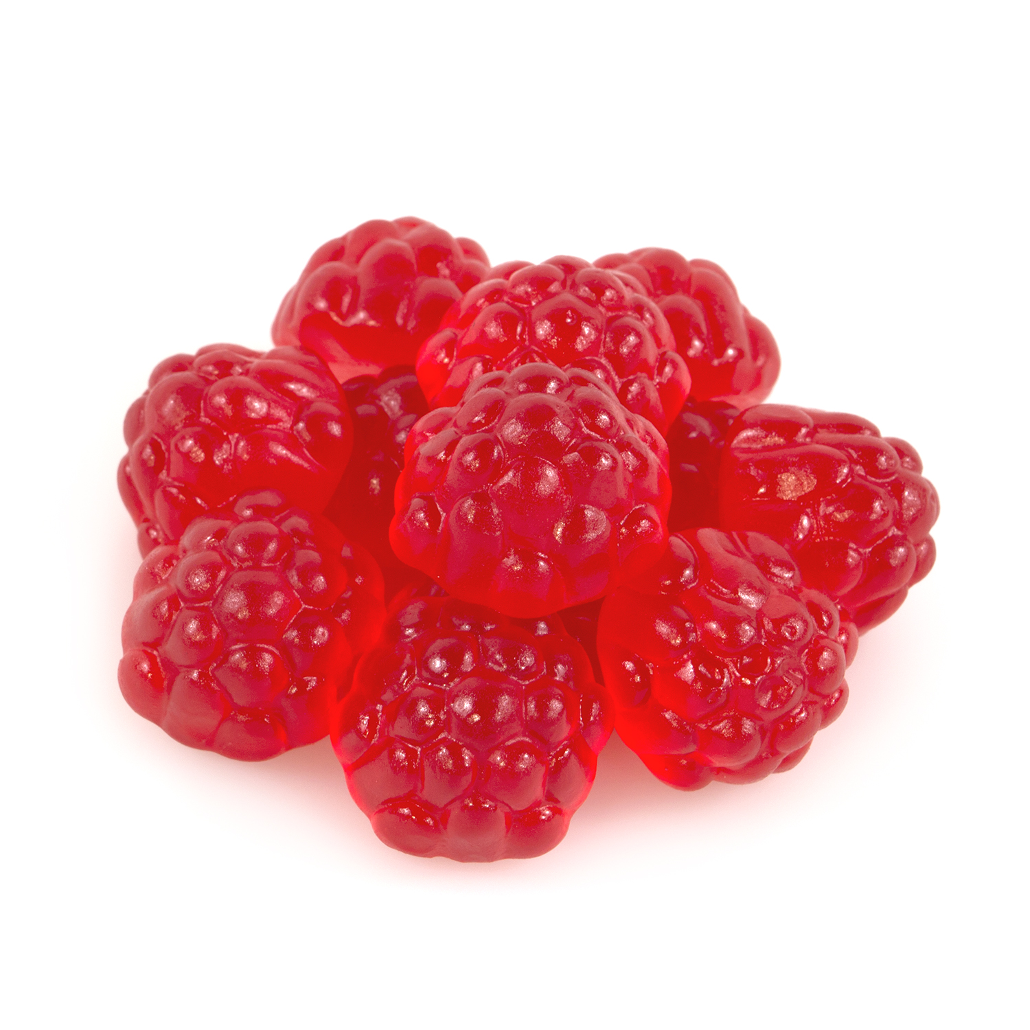 Red Raspberry Gummi Berries - 5lbs. - Cracker Barrel
