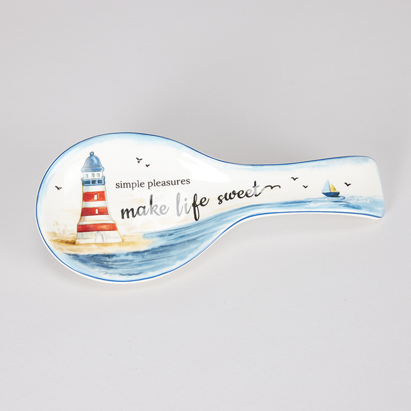 Stoneware Spoon Rest - Cracker Barrel