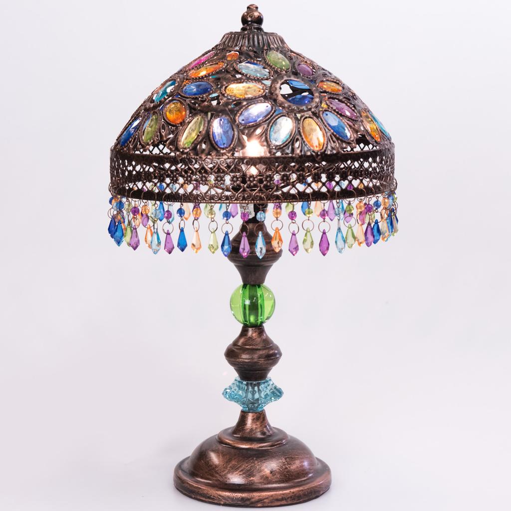 Beaded Table Lamp Cracker Barrel