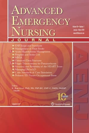 Advanced Emergency Nursing Journal