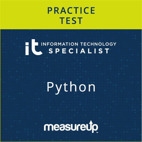 Pearson VUE Practice Test ITS-303: Information Technology Specialist Python