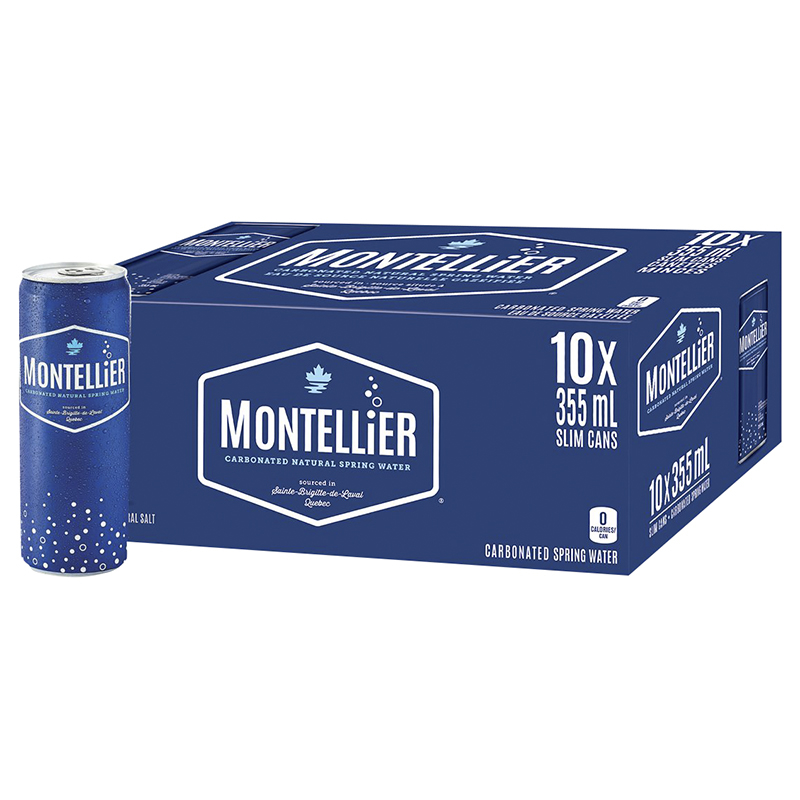 MONTELLIER SPARKLING WATER 10X355ML