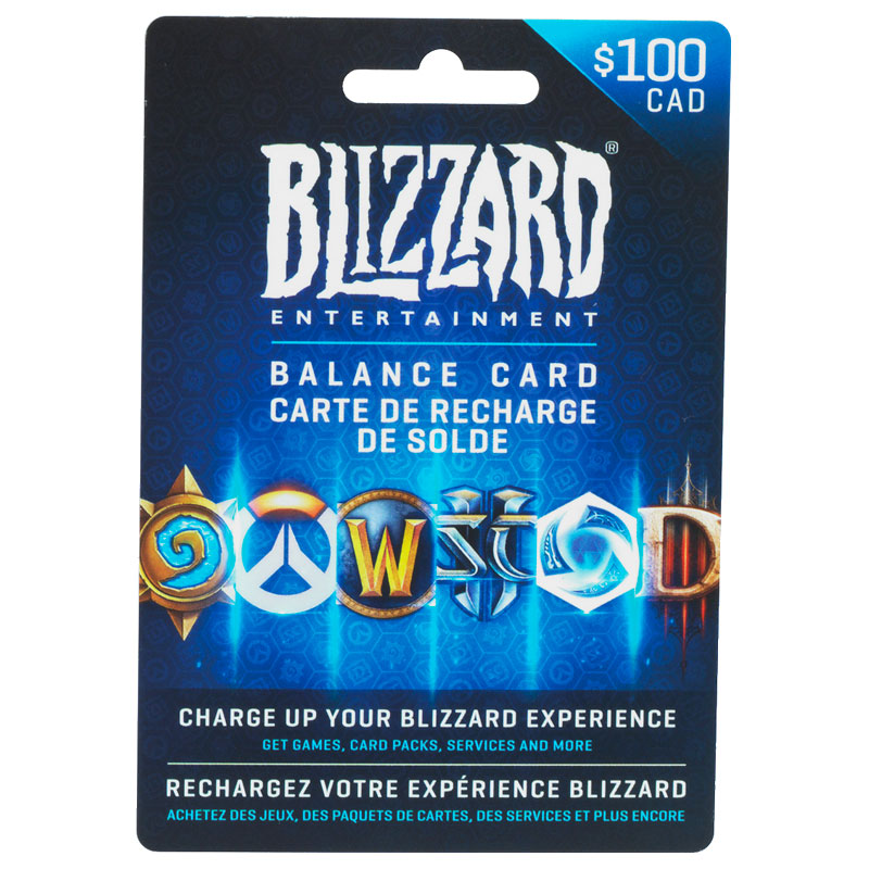 Blizzard Gift Card - $100