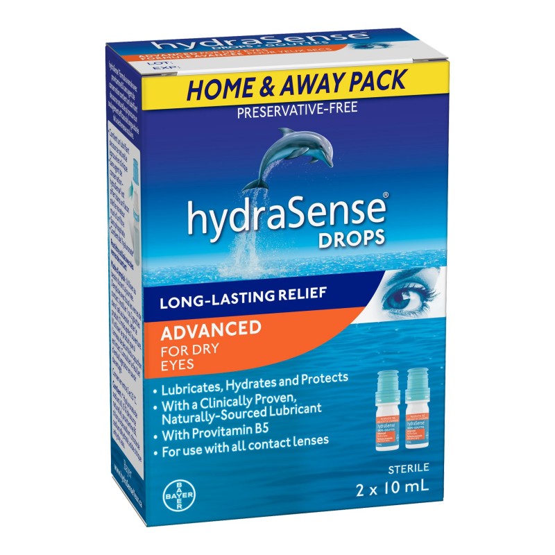 HYDRASENSE DROPS ADVANCED 2X10ML