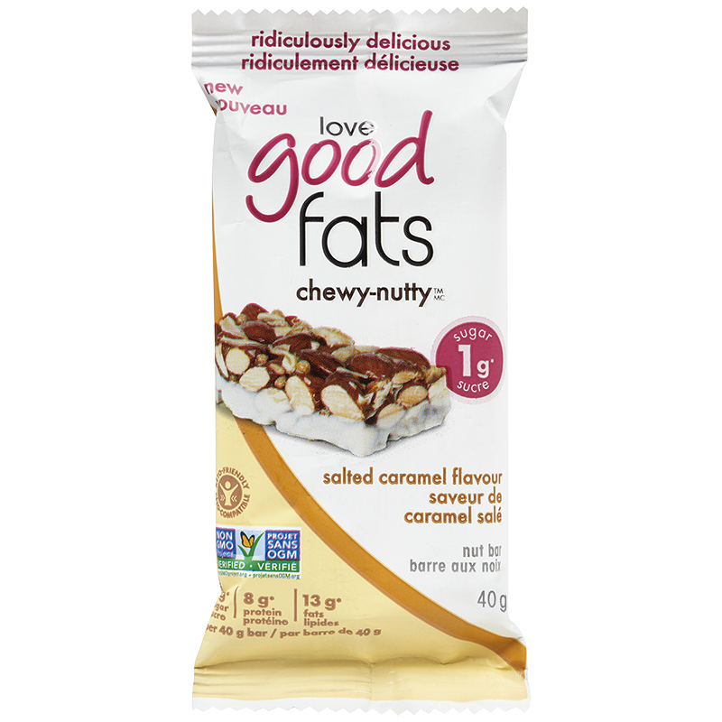 LOVE GOOD FATS BAR S/CARAMEL 40G