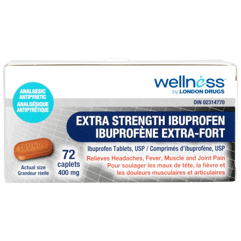 Wellness by London Drugs Extra Strength Ibuprofen - 400mg