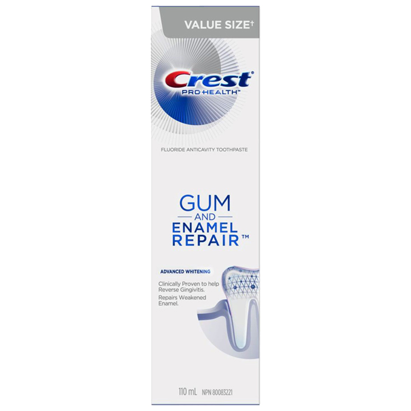 CREST T/P GUM ENAMEL ADV WHT 110ML