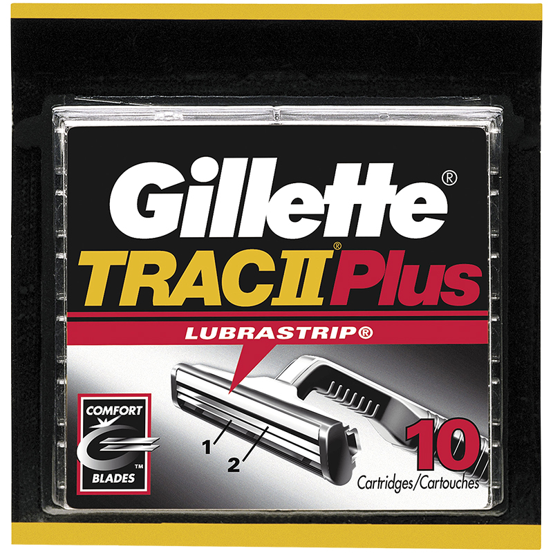 GILLETTE TRAC II PLUS BLADES 10'S