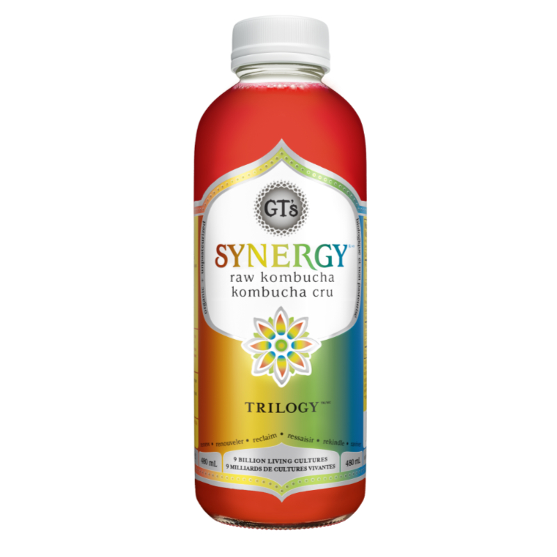 GT's Synergy Raw Kombucha - Trilogy - 480ml