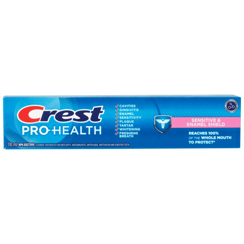 Crest Pro-Health Sensitive and Enamel Shield Toothpaste - 130ml