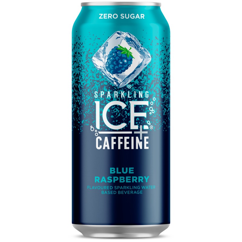 Sparkling Ice Blue Raspberry with Caffeine - 473ml