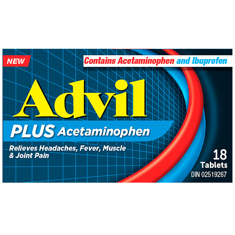Advil PLUS Acetaminophen - 18's