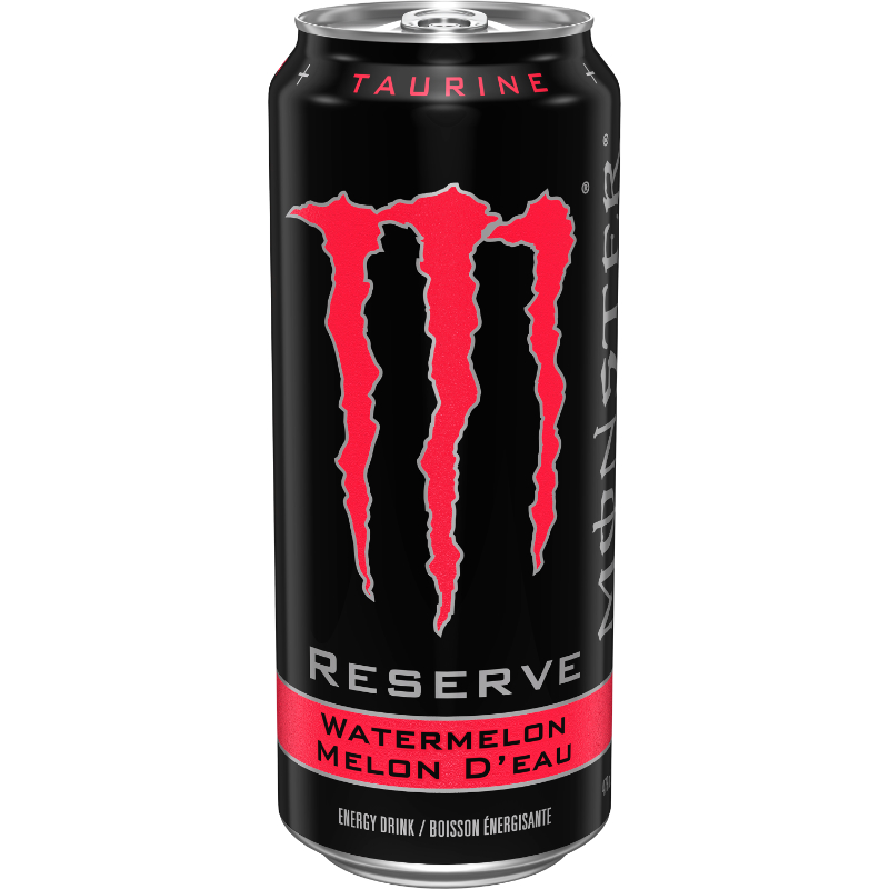 Monster Taurine Energy Drink - Reserve Watermelon - 473ml
