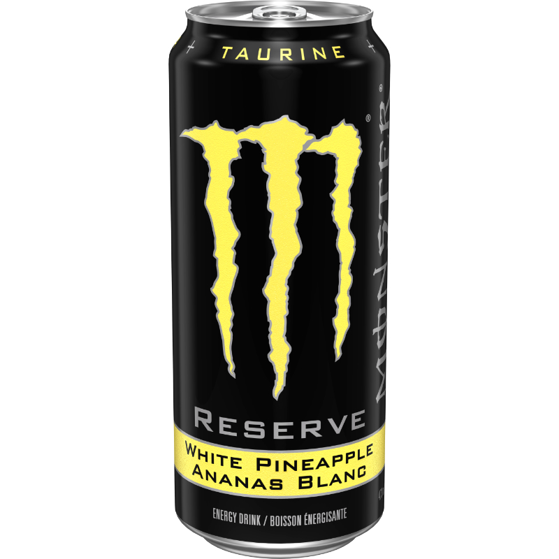 Monster Taurine Energy Drink - Reserve White Pineapple - 473ml