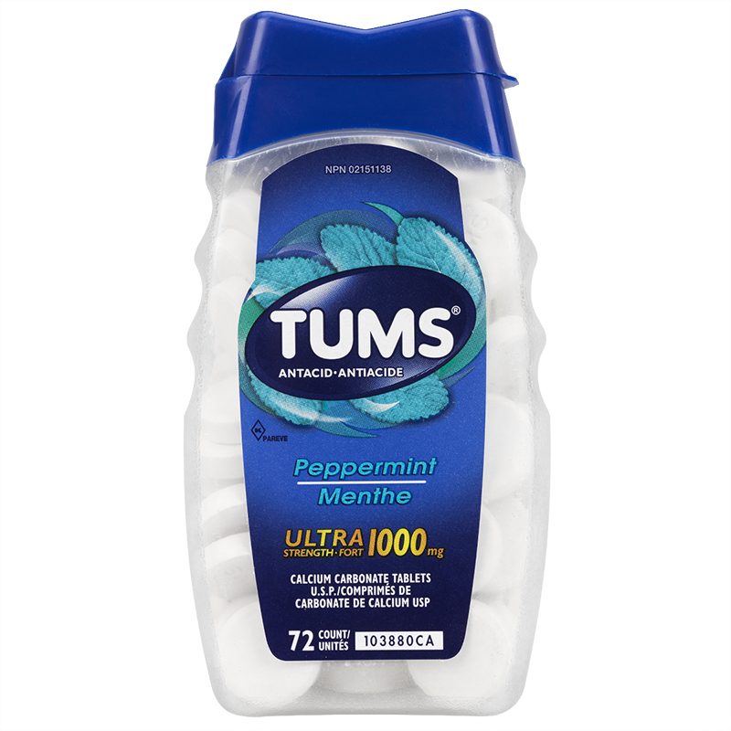 TUMS ULTRA ASSORTED P/MINT 72'S