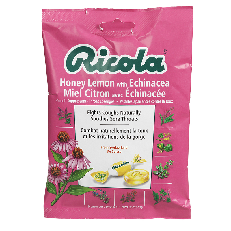 RICOLA BAG HONEY LEMON W/ECH 75G