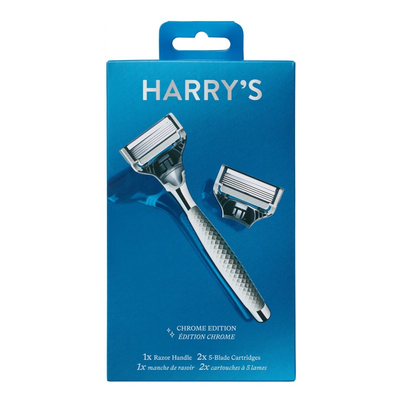 Harry's Chrome Edition Refillable Razor - 5 blades