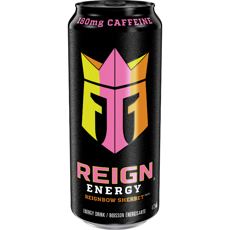 Monster Reign Energy Drink with 180mg Caffeine - Reignbow Sherbet - 473ml