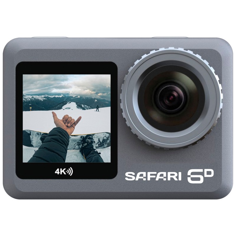 SAFARI 6D Dual Screen Action Camera Kit - SAFARI6D