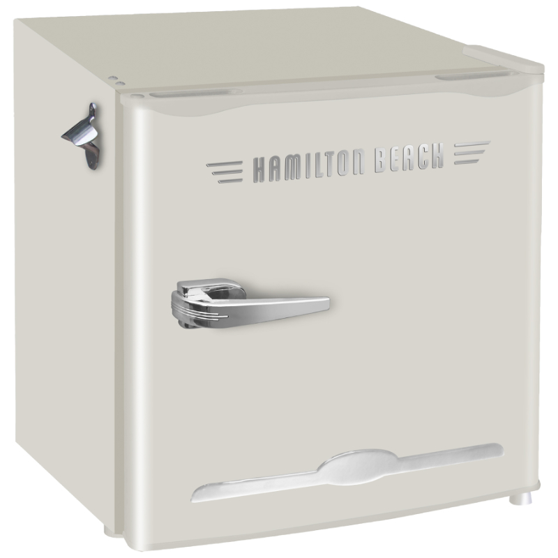 Hamilton Beach 1.6 Cu. Ft. Retro Fridge - Cream - HBF1600-CREAM