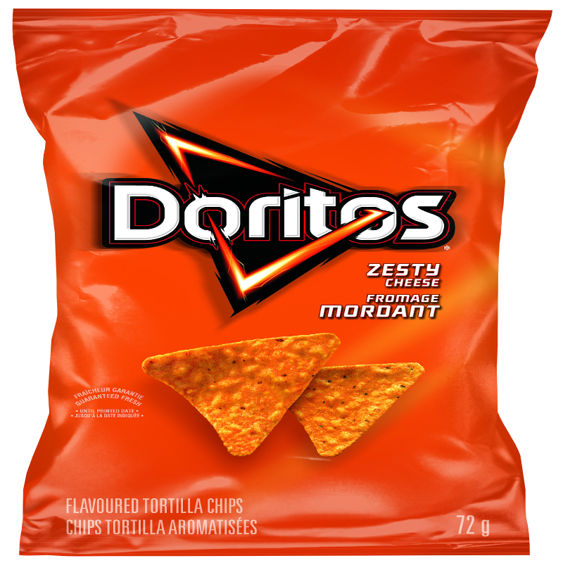 Doritos Tortilla Chips - Zesty Cheese - 72g