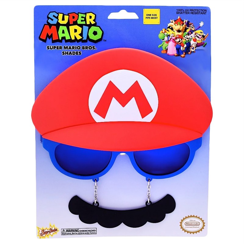 Sun - Staches Nintendo Super Mario Shades Sunglass