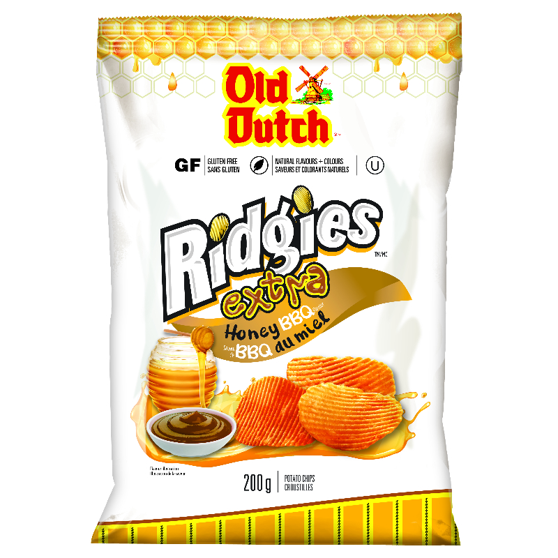 Old Dutch Ridges - Extra Honey BBQ - 200g
