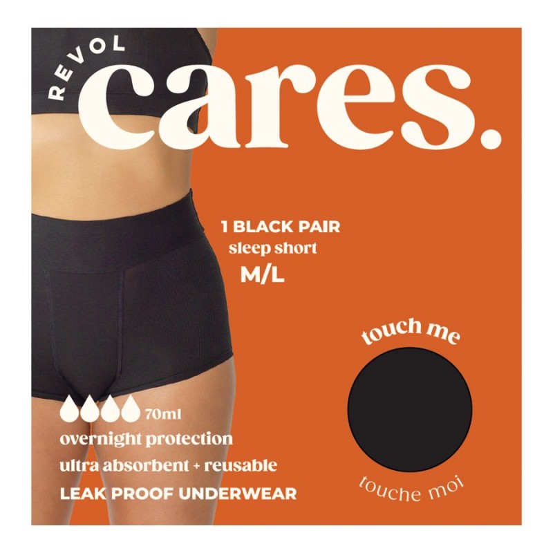Revol Cares Sleep Short Period Pants - Overnight Protection - Medium ...