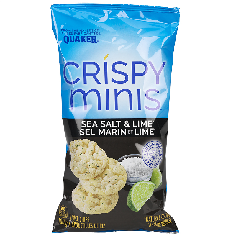 QUAKER CRISPY MINIS SEA SALT 100G