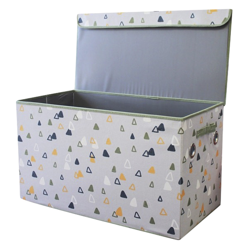 Collapsible Kids Rectangular Storage Bin - Triangle