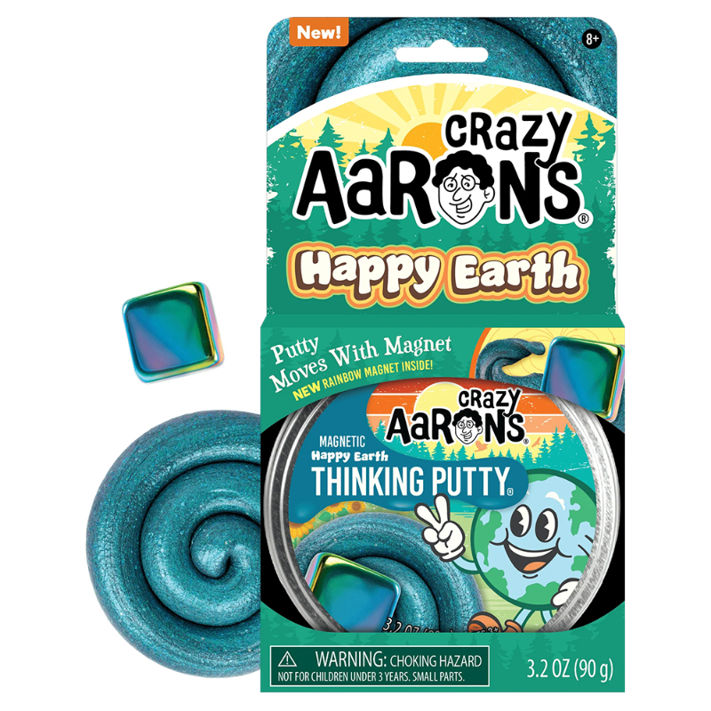 Crazy Aaron's Thinking Putty - Happy Earth - 90g / 4 Inch Tin