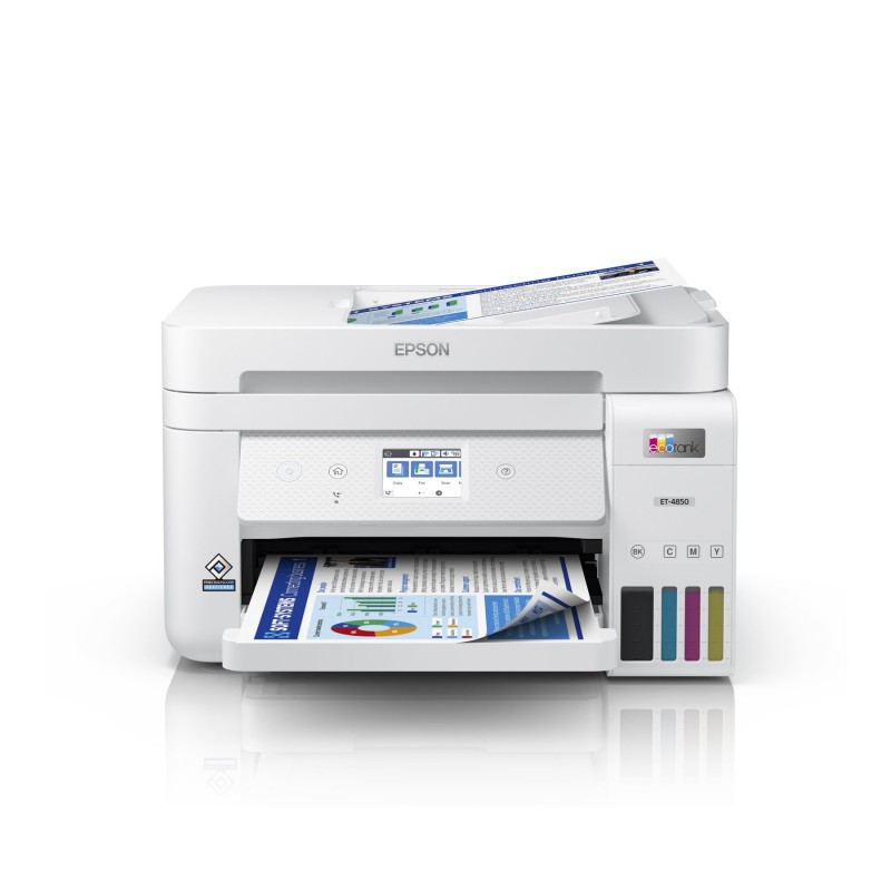 Epson EcoTank ET-4850 Wireless Multifunction Color Ink-Jet Printer ...