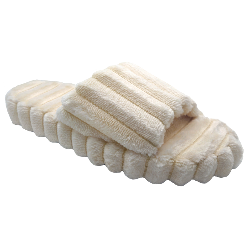 Isotoner Margo Spa Open Toe Slide Slipper - Medium - Ewe