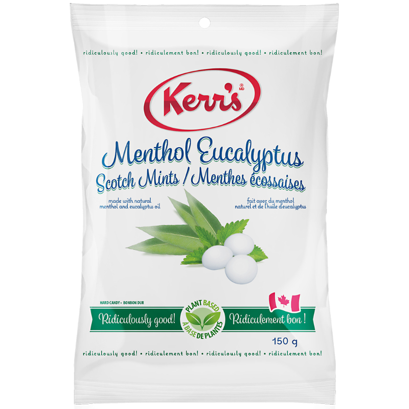 Kerr's Scotch Mints Candy - Menthol Eucalyptus - 150g