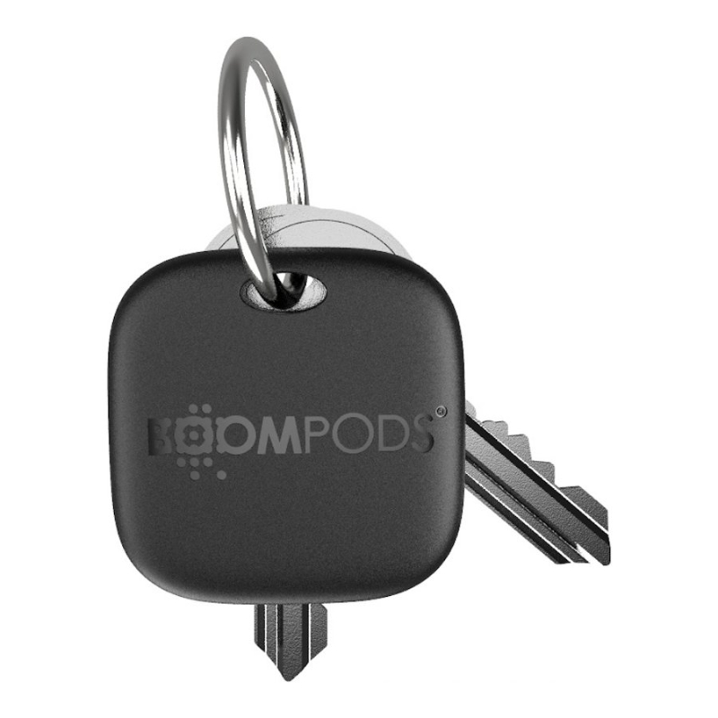 Boompods Boomtag Rechargeable Anti-Loss Bluetooth Tag - Black - BP-TARBLK