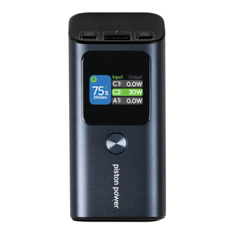 LOGiiX Piston Power Pro 10000mAh USB-A & USB-C Power Bank - Midnight ...