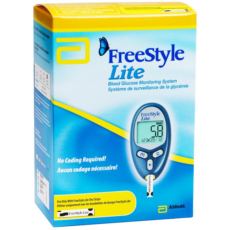 Abbott FreeStyle Lite Blood Glucose Monitoring System - 70417