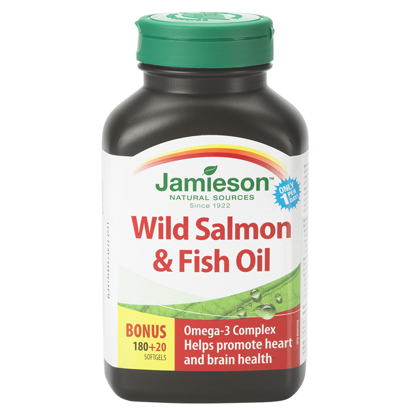 JAMIESON WILD SALMON OIL 180 SOFTGEL