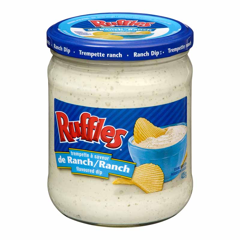 RUFFLES DIP CREAMY RANCH 425G