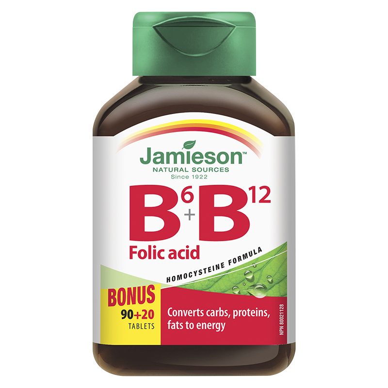 JAMIESON B6,B12,FOLIC ACID 90'S