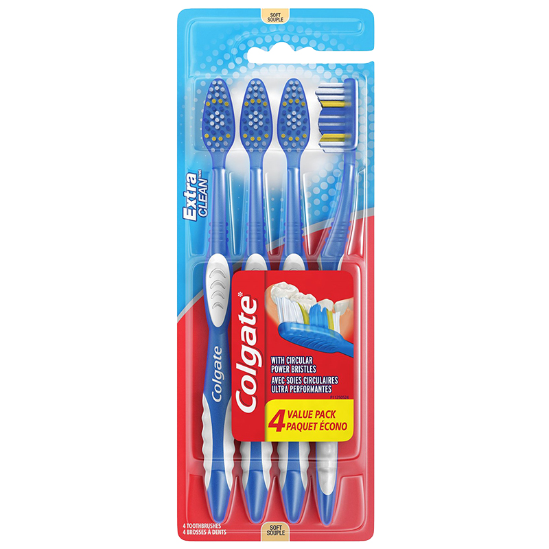 COLGATE T/B EXTRA CLEAN 4PK/SOFT