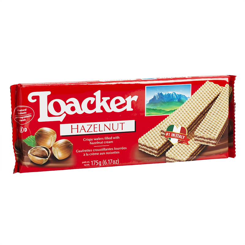 LOACKER HAZELNUT WAFERS 175G