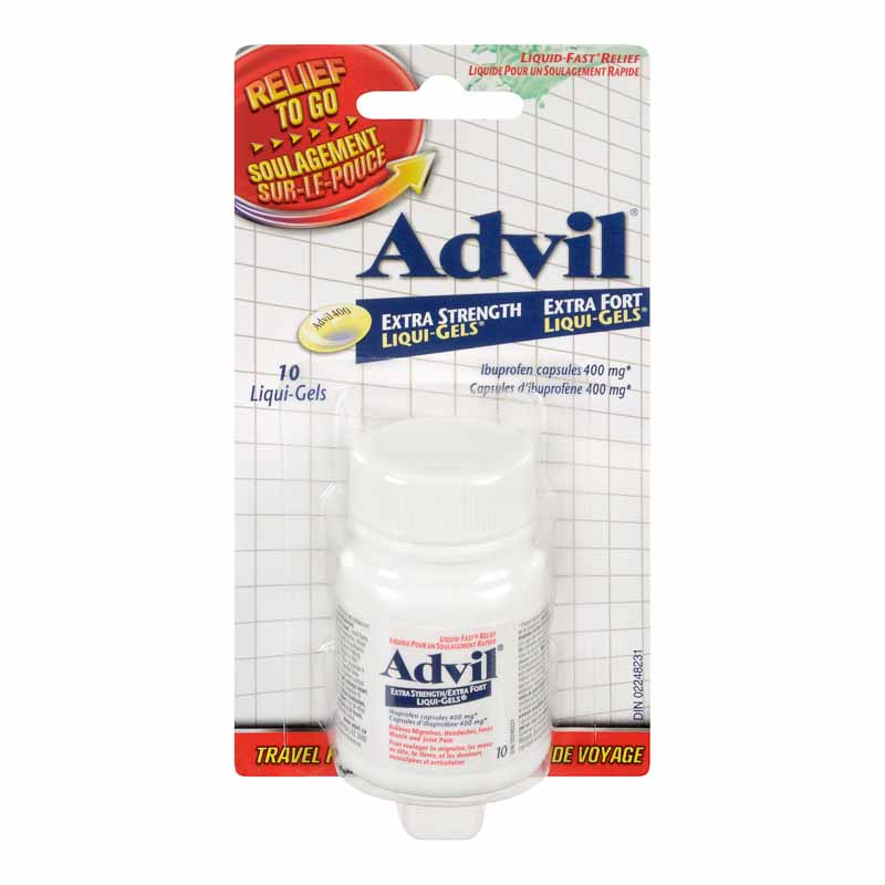 ADVIL RELIEF TO GO X-S L-GEL 10'S