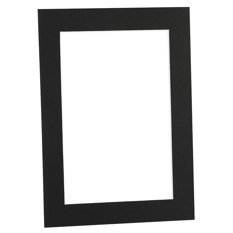 Tempo 5x7 Photo Mat with 4x6 Opening - Black