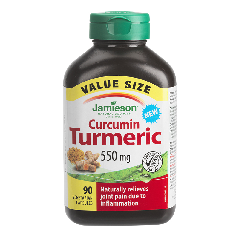 JAMIESON CURCUMIN TURMERIC 550MG/90'S