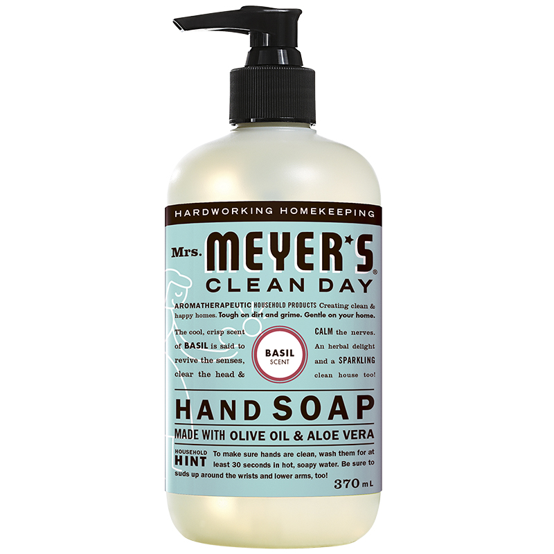 MRS. MEYER'S HAND SOAP BASIL 370ML