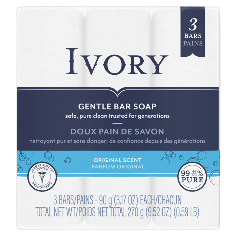 IVORY ORIGINAL BARS 3X90G