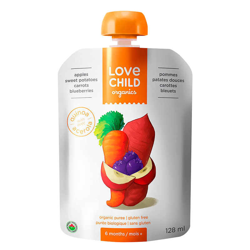 LOVE CHILD AP/POT/CAR/BLUE 128ML/POUCH